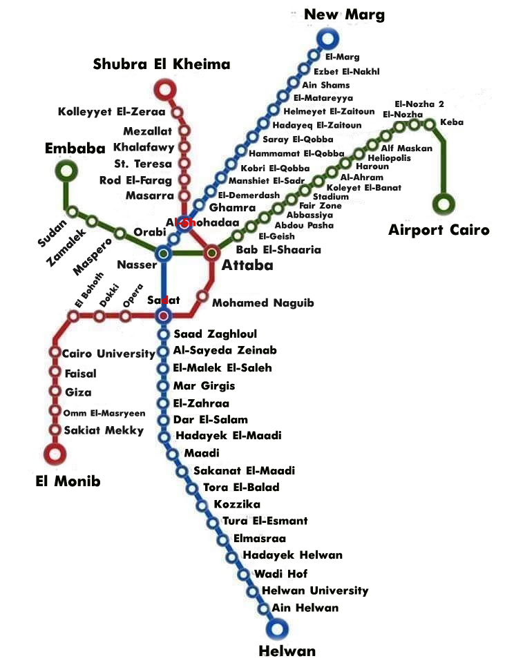 Cairo Metro Lines In Rome
